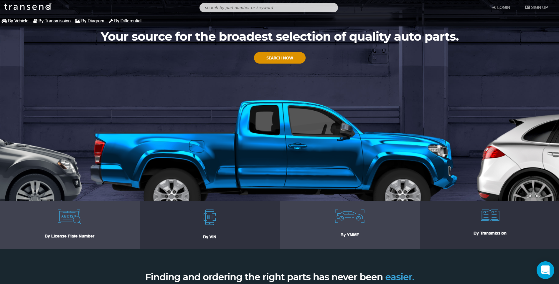 transend - Intelligent Auto Parts Lookup and Ordering System