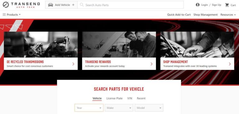 transend - Intelligent Auto Parts Lookup and Ordering System